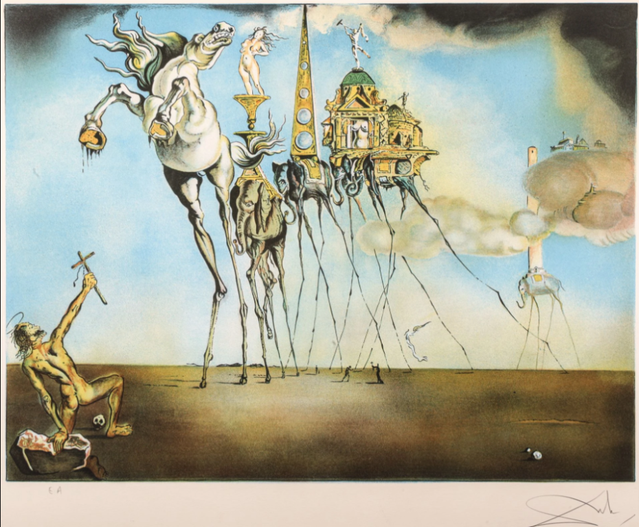 Voi của Dalí và “những cái chân vô hình của lòng ham muốn”